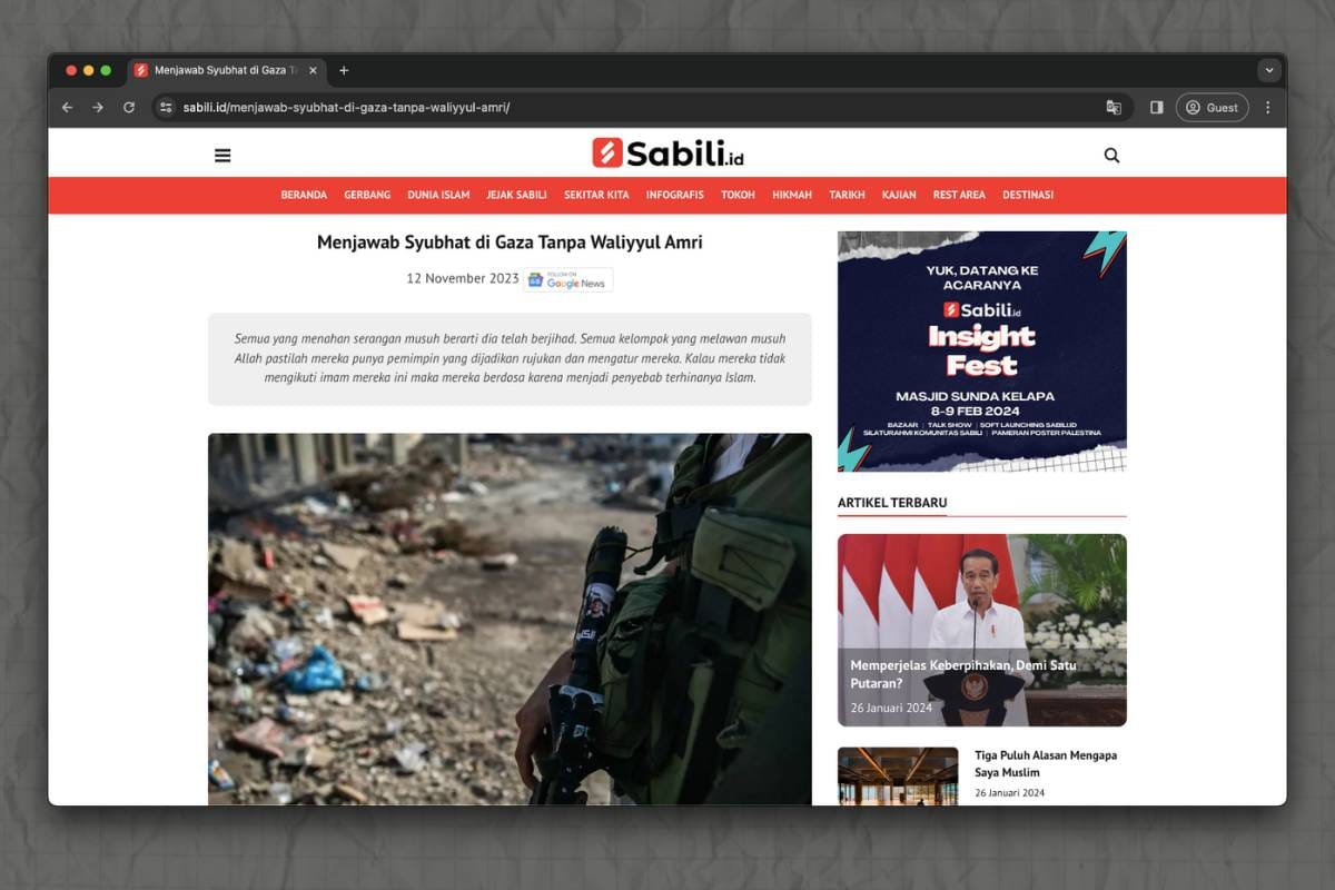 Sabili Reborn - Sabili.id