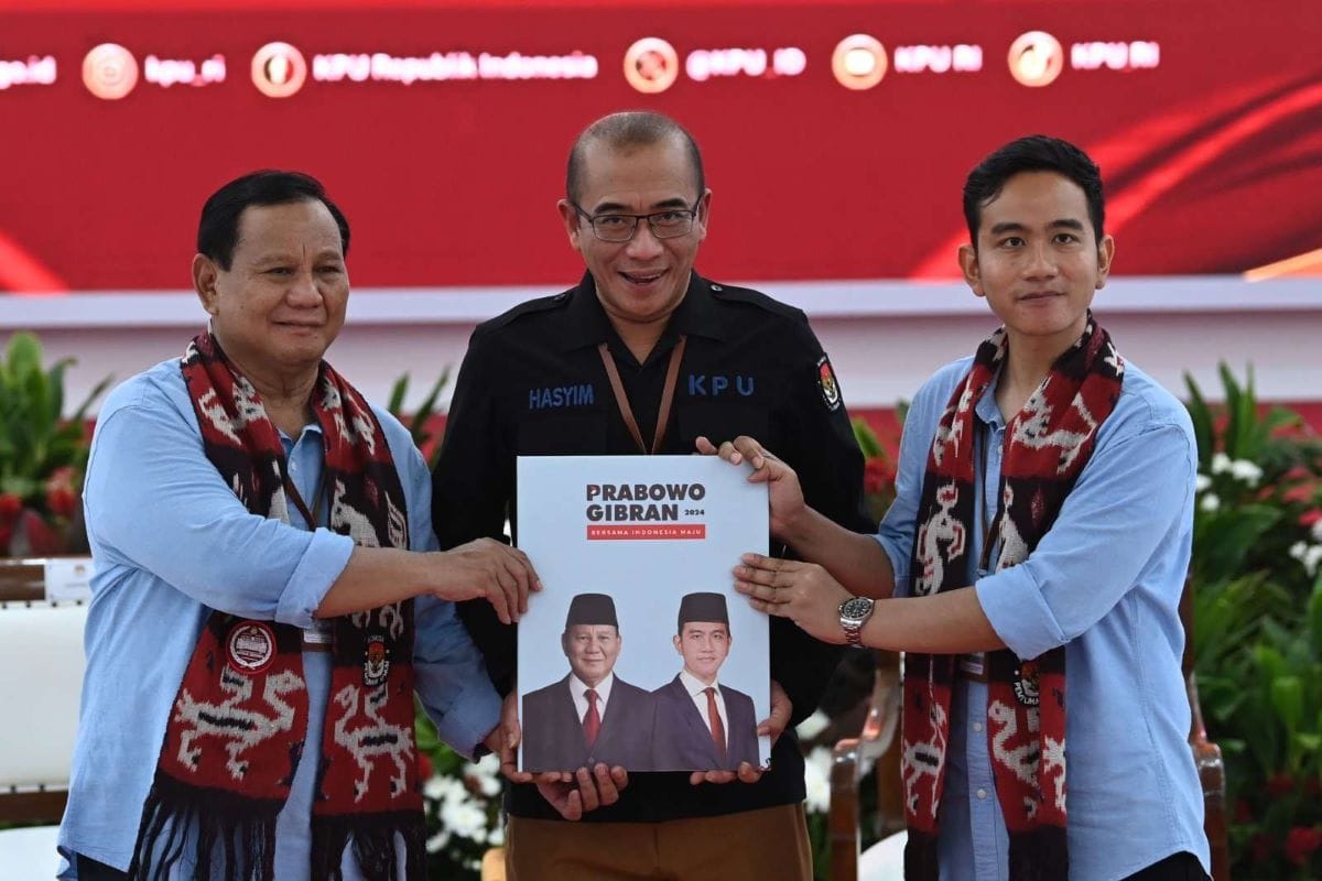 KPU Tetapkan Prabowo-Gibran sebagai Presiden dan Wakil Presiden Terpilih - Sabili.id