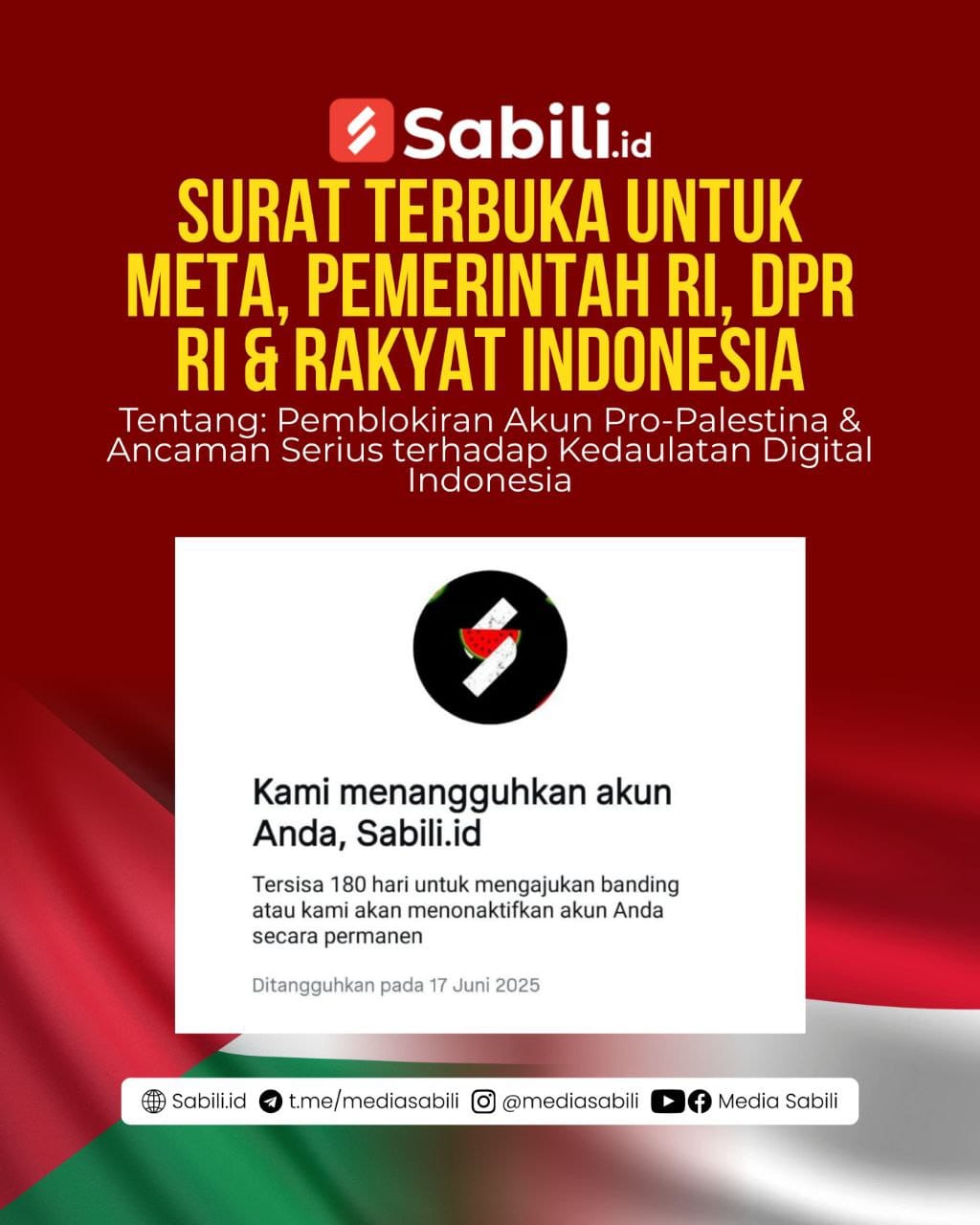 Surat Terbuka Untuk Meta, Pemerintah dan DPR RI - Sabili.id