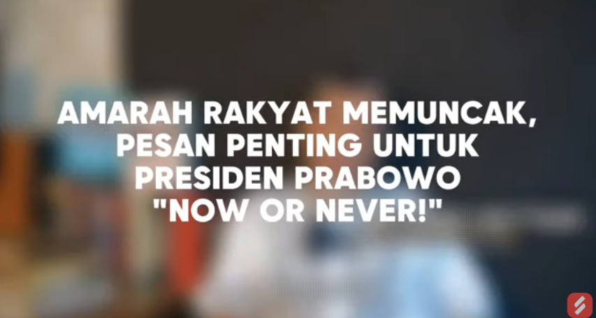 Amarah Rakyat Kian Memuncak!!! Ini Pesan Penting Pendiri Majalah Sabili ...